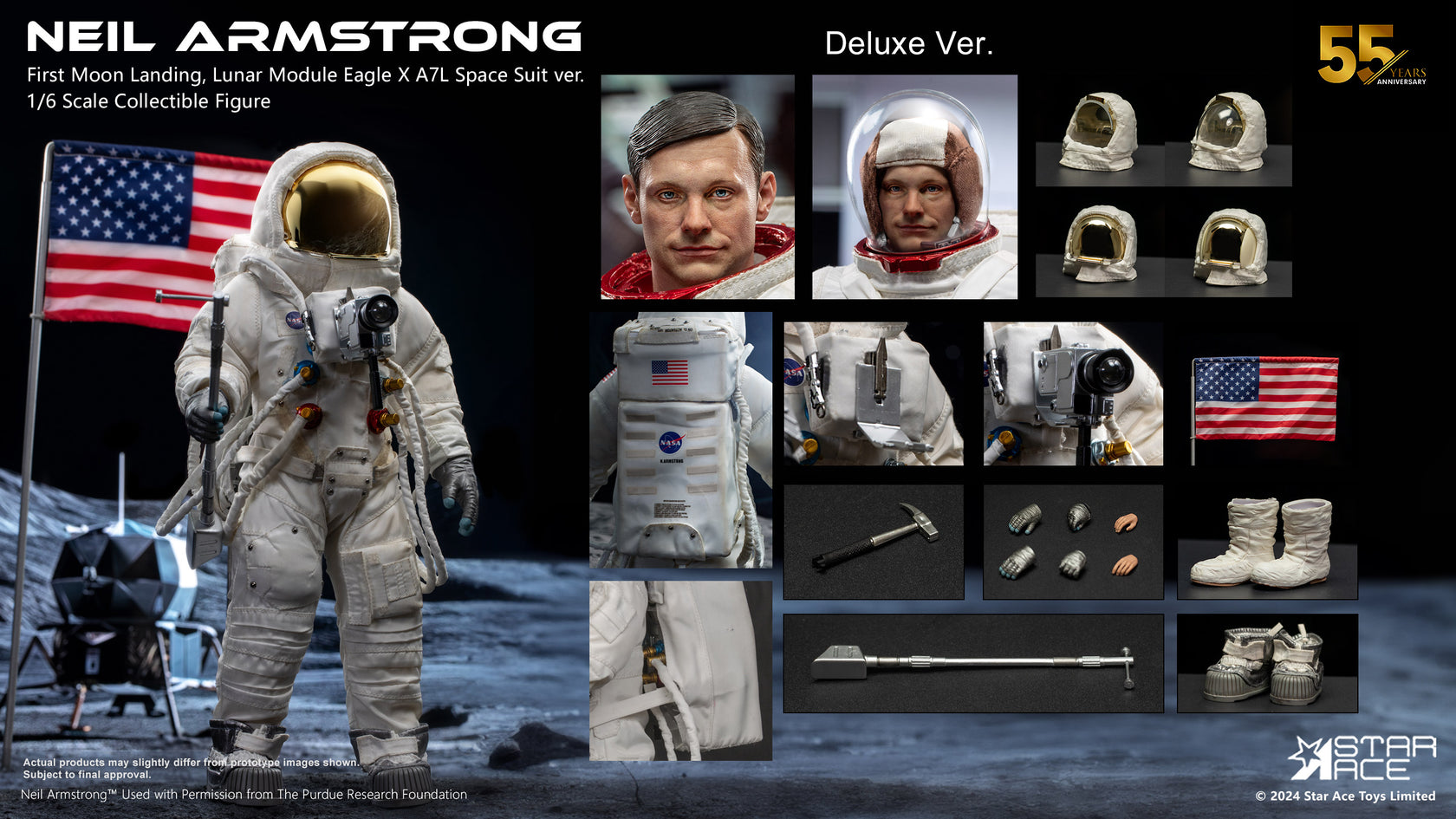 1/6 scale Neil Armstrong DX – Star Ace Toys Limited